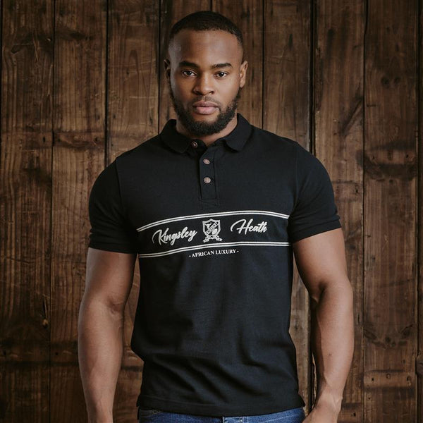 Kingsley Cursive Heraldic Badge Polo - Mamba - Kingsley Heath