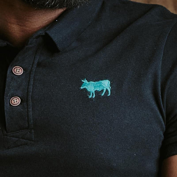 Kingsley Vintage Crest Polo - Mamba - Kingsley Heath