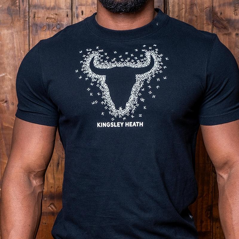 Kingsley Heath Cut-Out Skull Crew Tee - Mamba