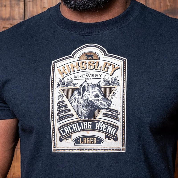 Cackling Hyena Lager Crew Tee - Mamba - Kingsley Heath