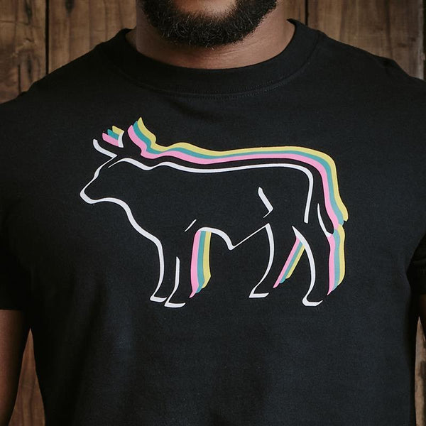 Kingsley Shadow Pop Nguni Crew Tee - Mamba - Kingsley Heath